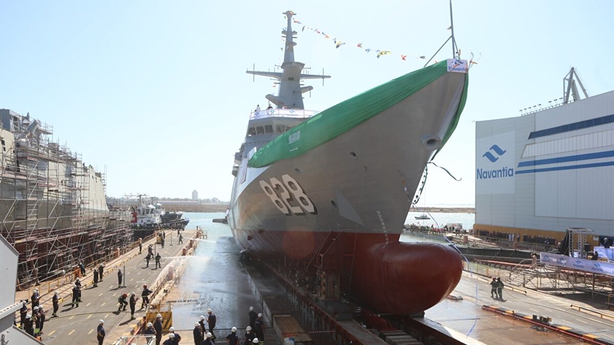 Navantia entrega a la Marina Saudí la primera corbeta construida en ...