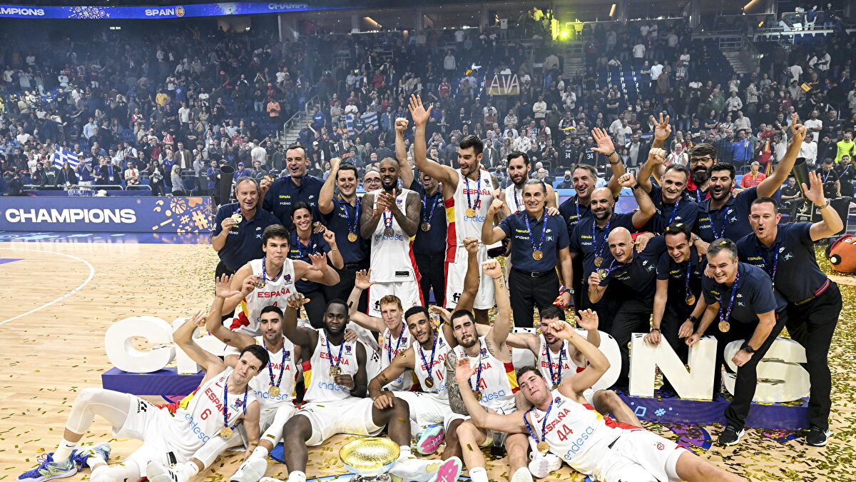 Los doce titanes que se han colgado el histórico oro en el Eurobasket ...