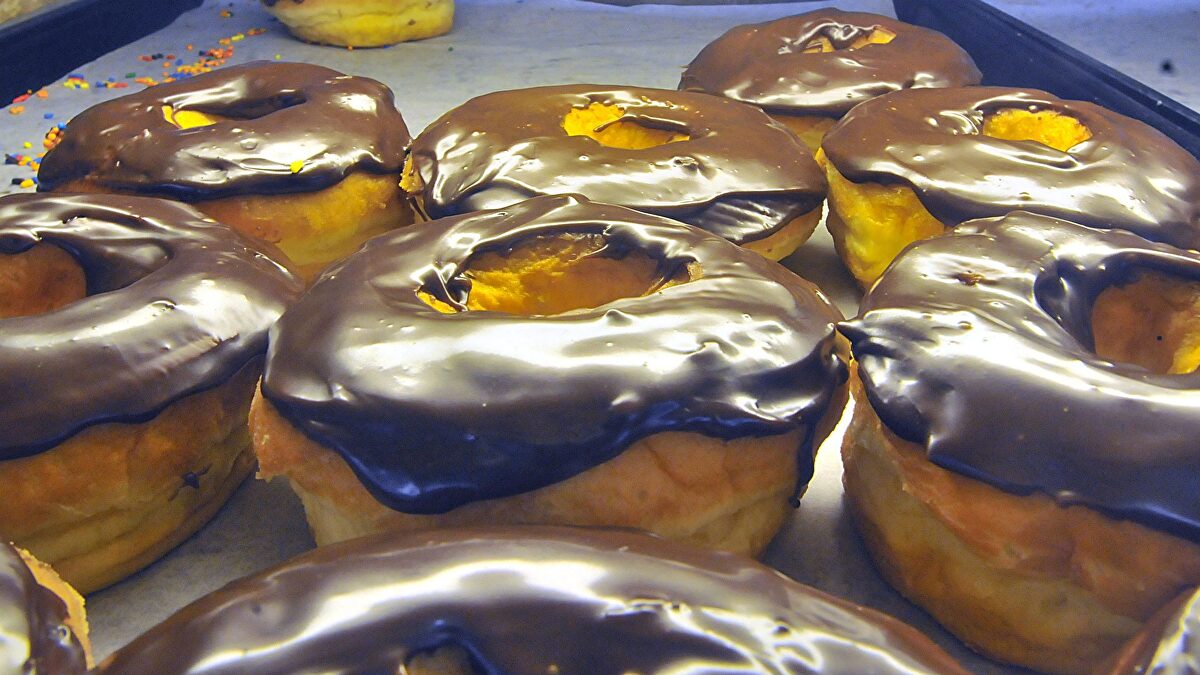 Receta: donuts de nocilla en el microondas