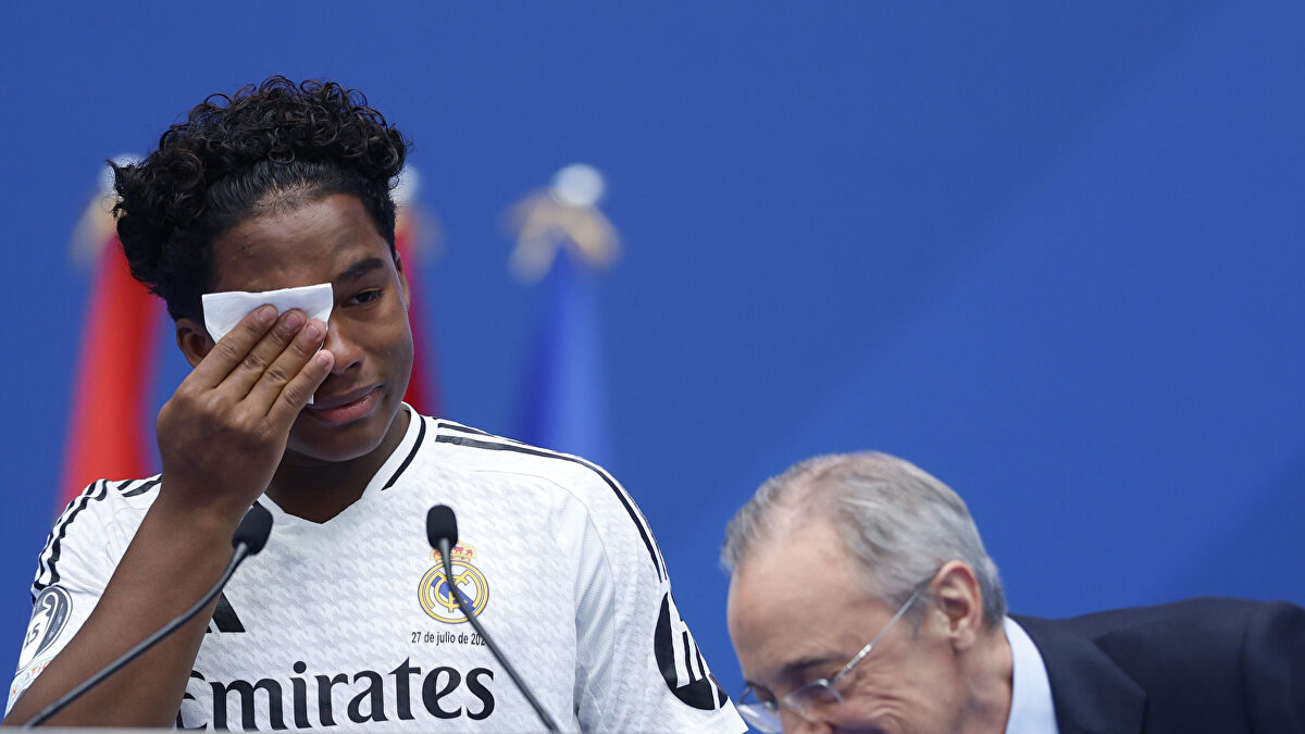 La emocionante presentación de Endrick con el Real Madrid - Libertad ...