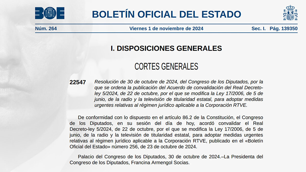 La única "medida urgente" que publica el Gobierno en el BOE en el ...