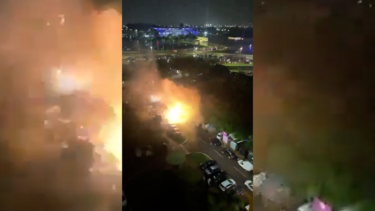 Fuertes explosiones en la Explanada de los Tres Poderes dejan un muerto ...