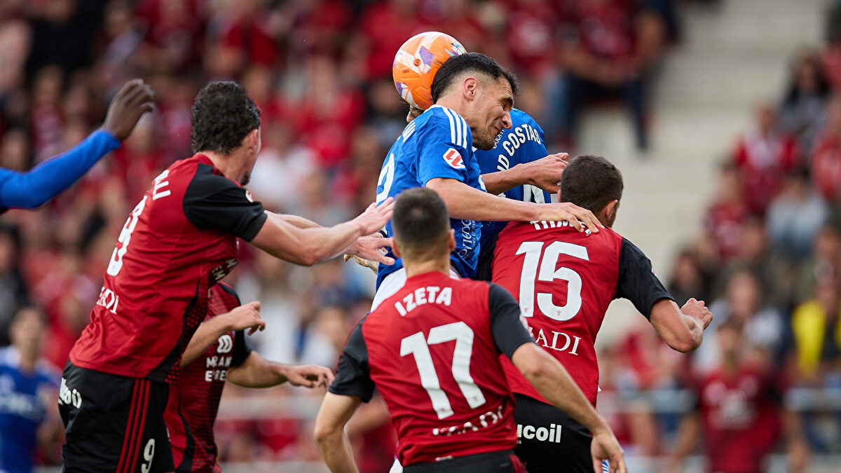 El Mirandés gana la primera batalla al Oviedo y sigue soñando con el ascenso a Primera (1-0 ...