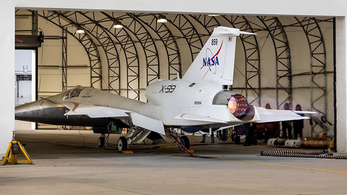 Éxito de Lockheed Martin y la NASA: primer vuelo del X-59, el avión ...