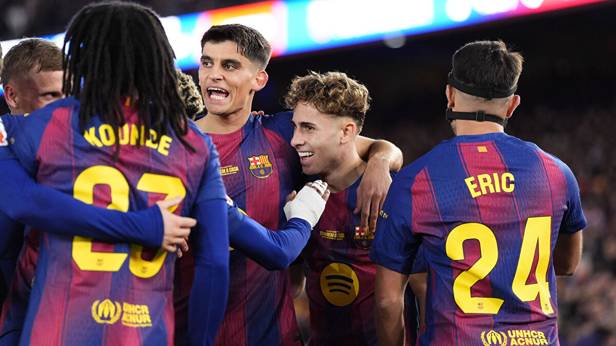 El Barcelona golea al Athletic en su regreso al Camp Nou y duerme líder ...