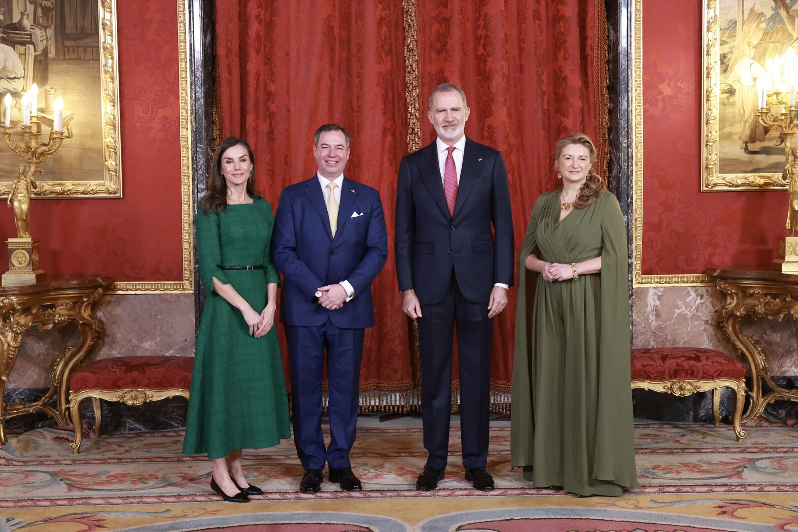 Gesto histórico del Rey con los grandes duques de Luxemburgo en su ...