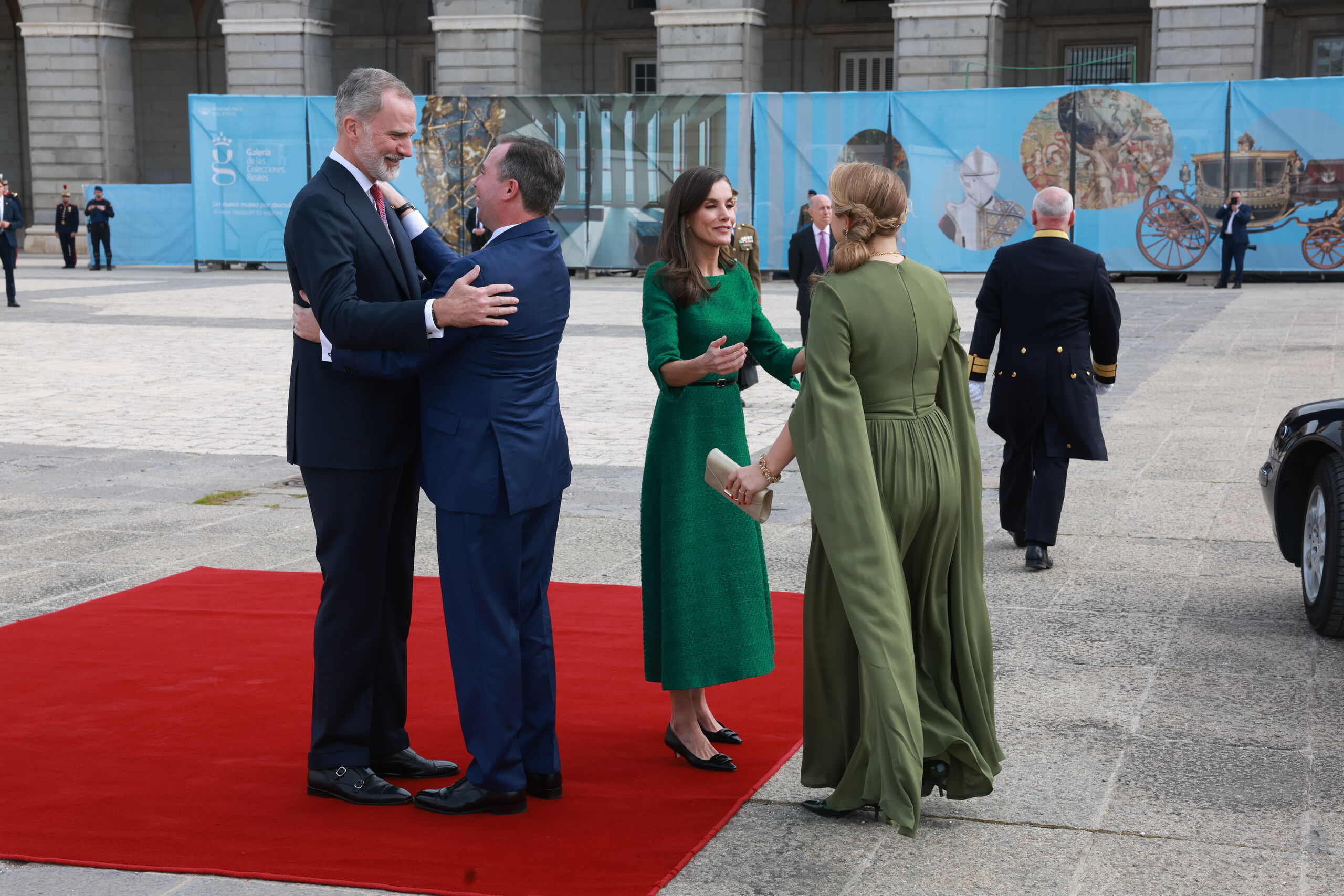 Gesto histórico del Rey con los grandes duques de Luxemburgo en su ...