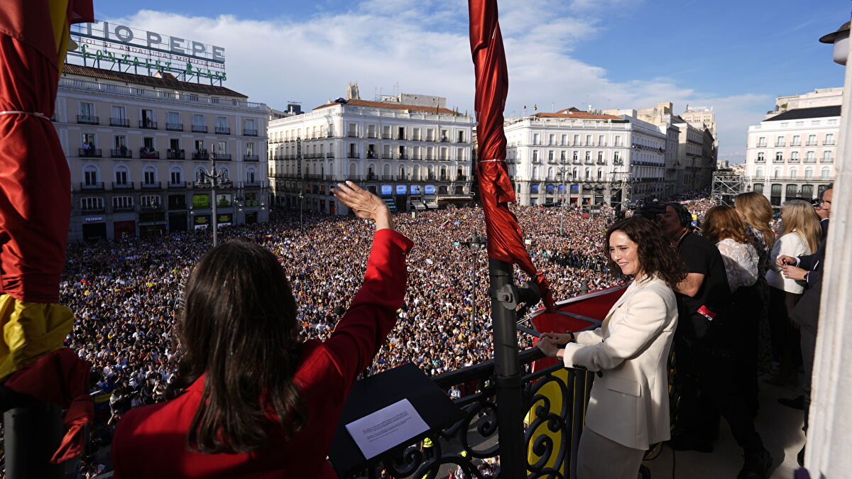 Ayuso: "Esto es Madrid, María Corina, esta es la casa de la libertad y ...