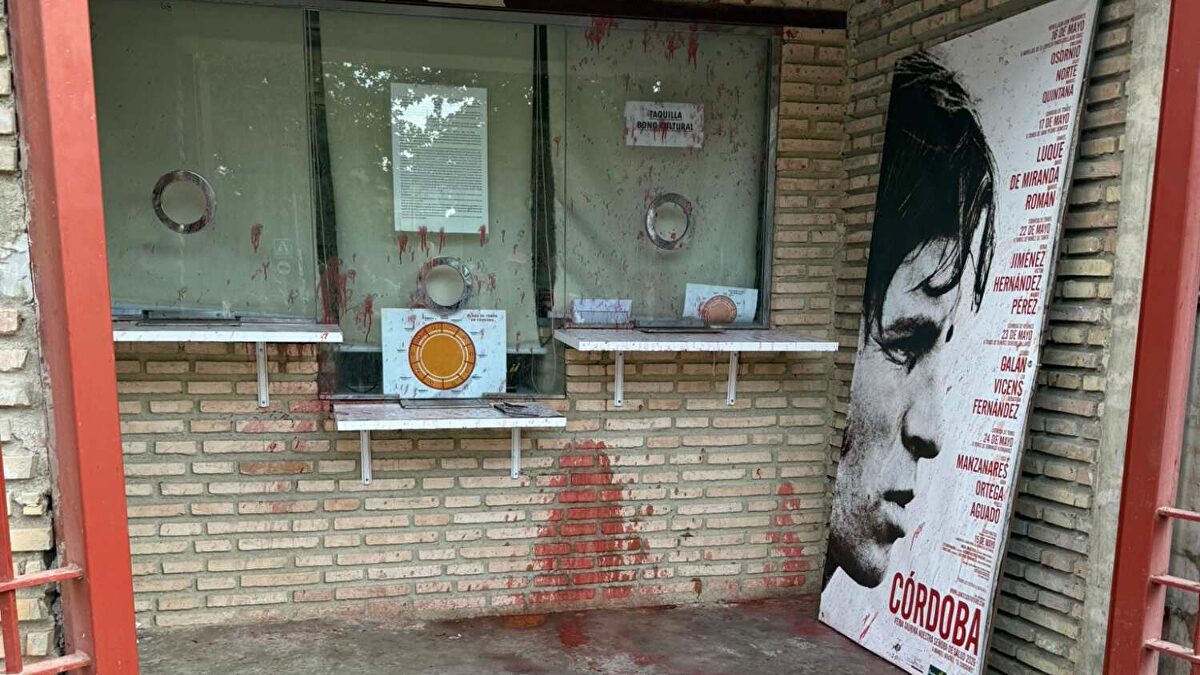 Vandalismo en la plaza de toros de Córdoba