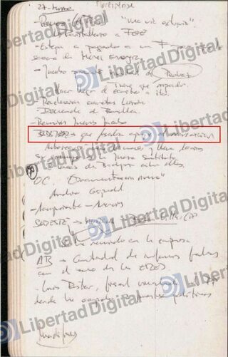 La UCO halla libretas de Santos Cerdán con notas contra la juez Biedma ...